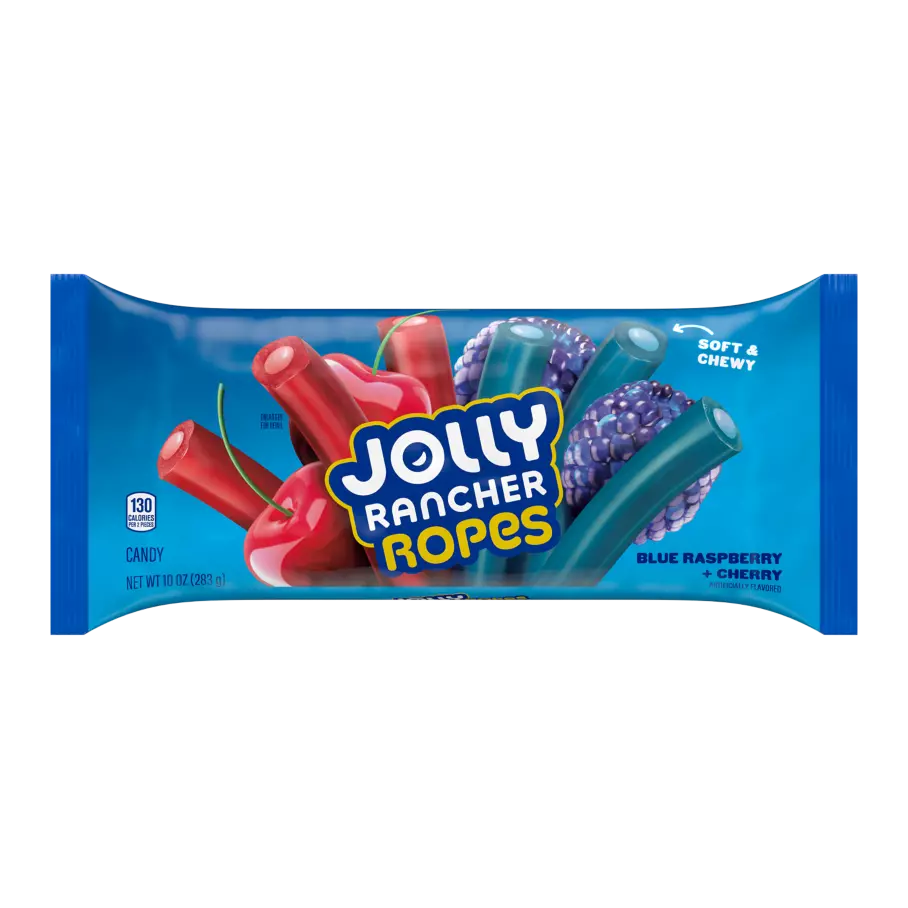 Jolly Rancher Ropes Blue Raspberry & Cherry Candy, 6 oz Inner Pack: 12 ...